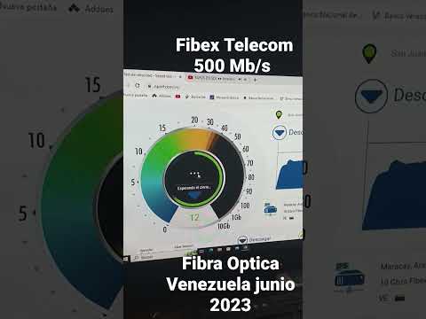 prueba de fibex Telecom plan 500 Mb por fibra óptica - YouTube