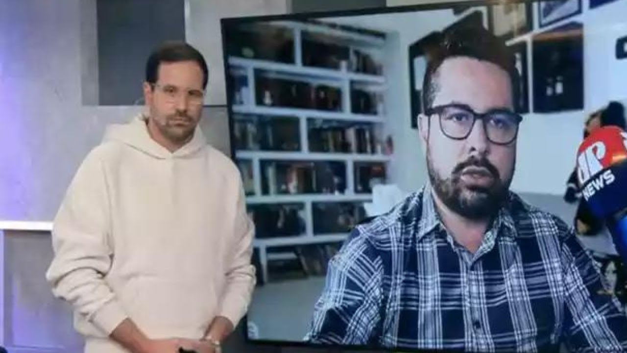 Cai as mascaras da JOVEM PAN Apresentador Paulo Mathias Apoia Lula ...