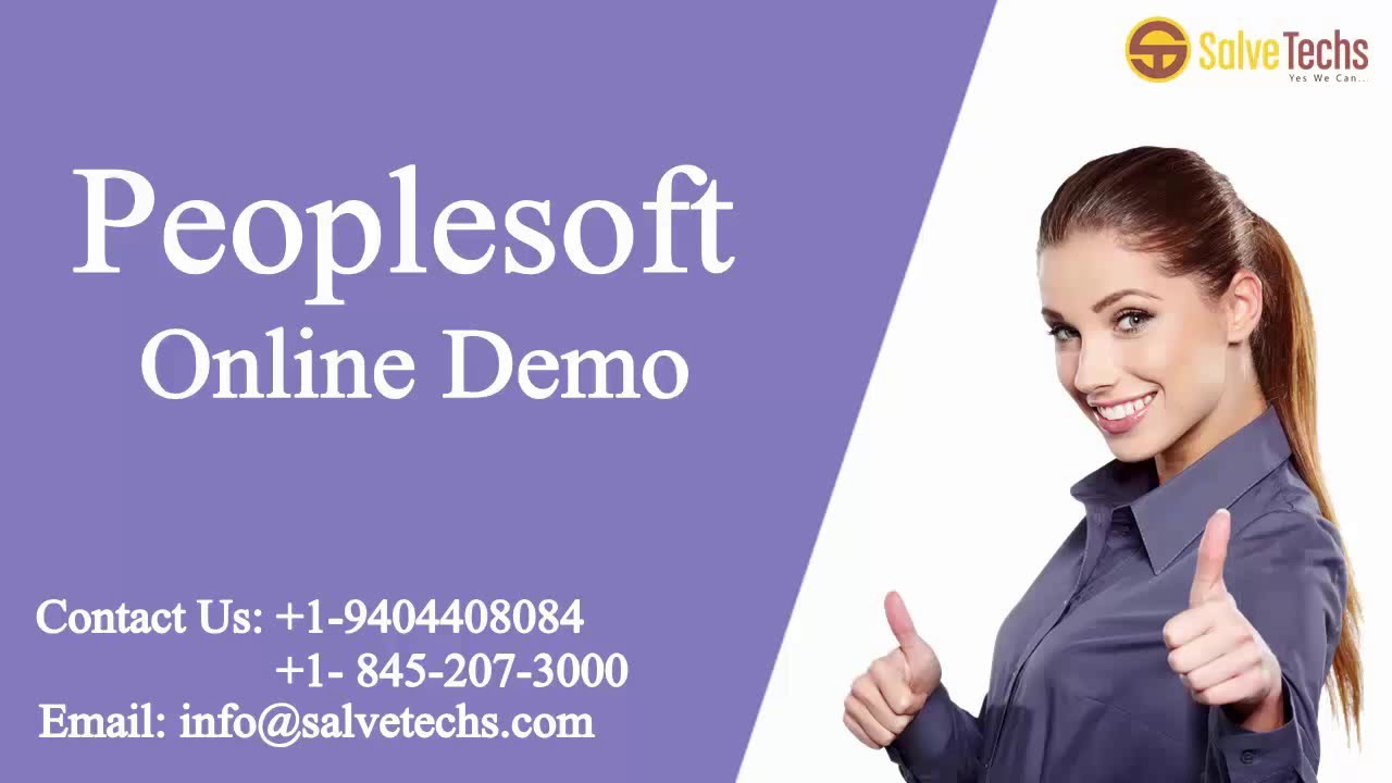 PeopleSoftfinance Introduction | Peoplesoft Training | Demo Video ...