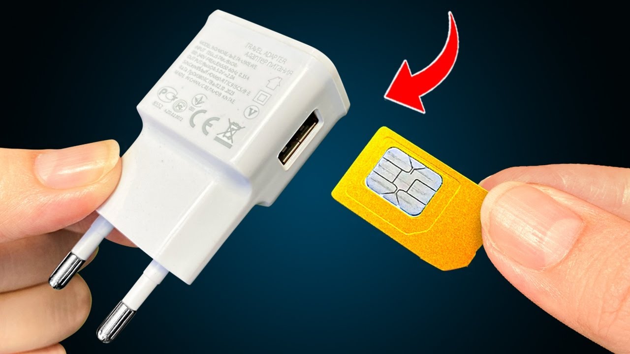 Put SIM Card in Charger! What Happens Will Shock You! DIY Mastery - YouTube