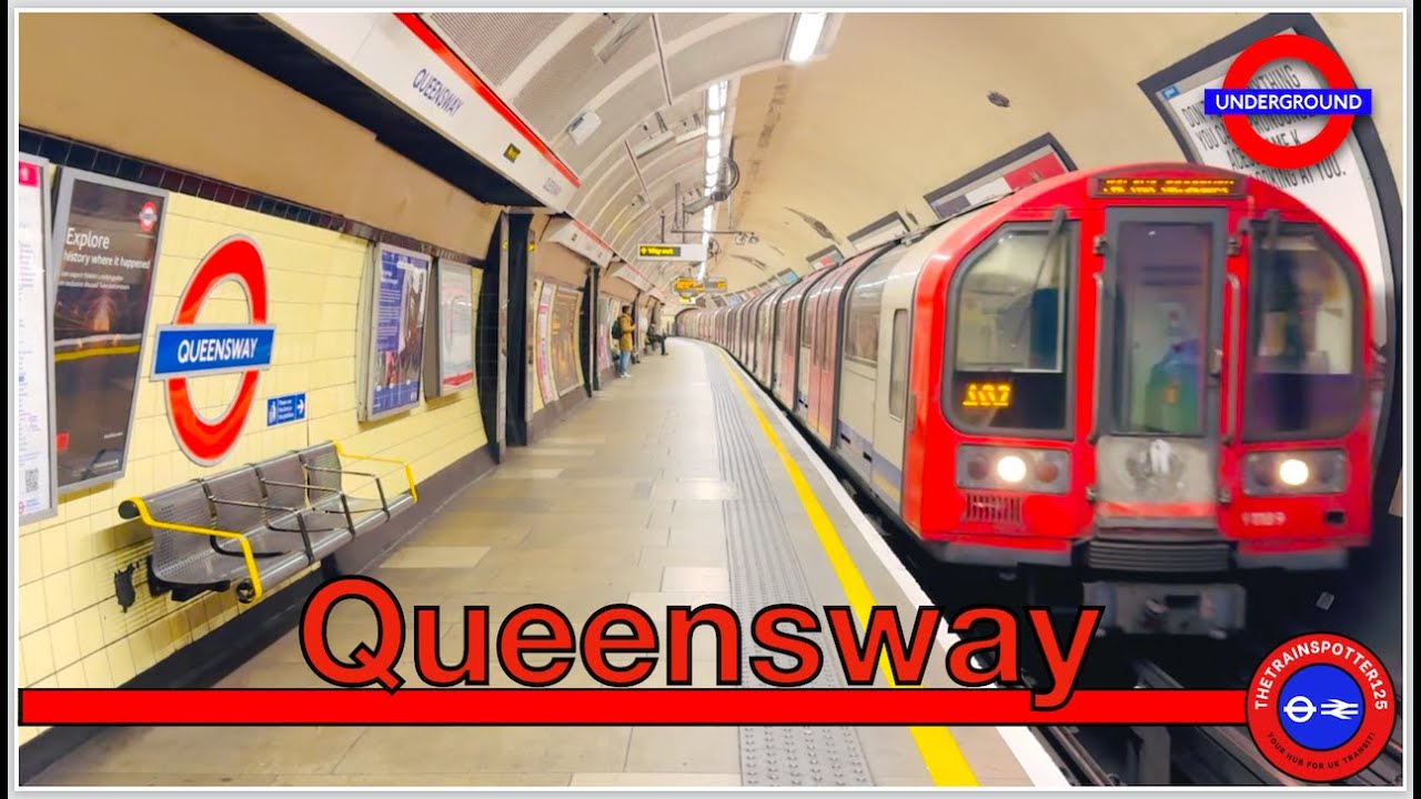 Central Line Trains at Queensway Station! - London Underground (02/01 ...