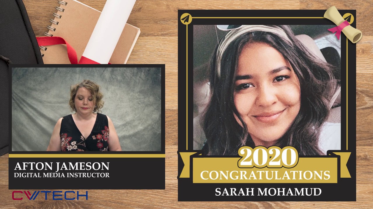 2020 CVTECH Graduation Digital Media Tech El Reno - YouTube