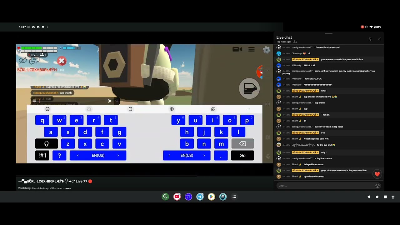 wtf this live stream lag part 6 - YouTube