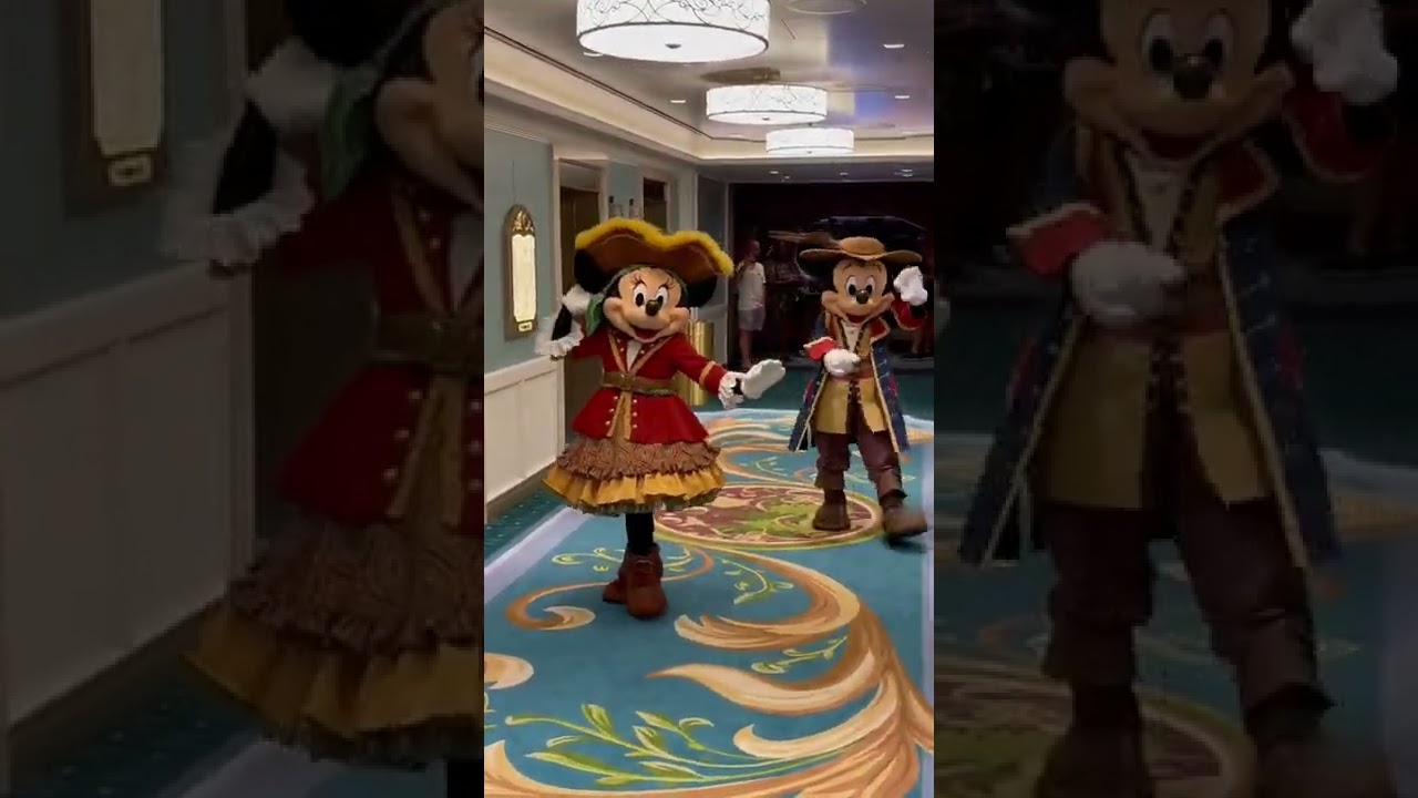 Chance encounters with characters on a Disney Cruise are the best! # ...