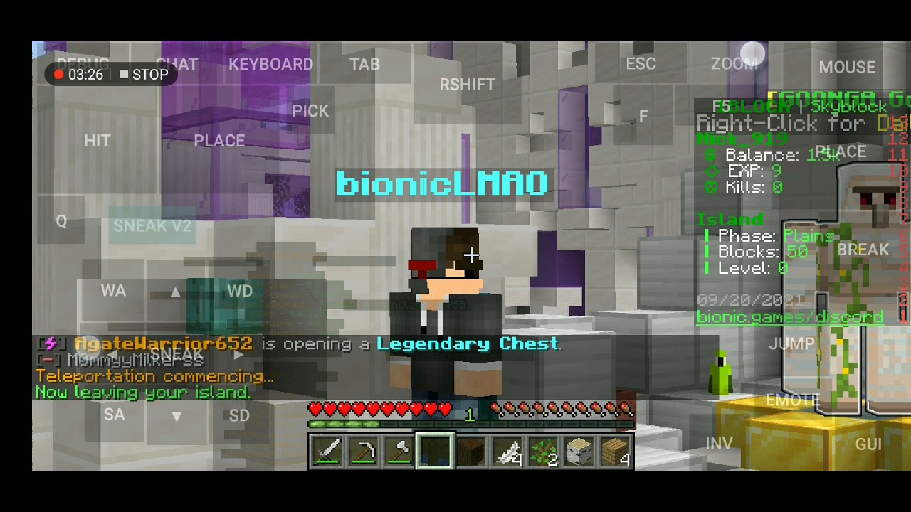 OneBlock Skyblock Ep1 | Bionic Server - YouTube