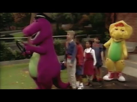 Barney Song : The Wheels On The Bus (Stop, Look And Be Safe !) - YouTube