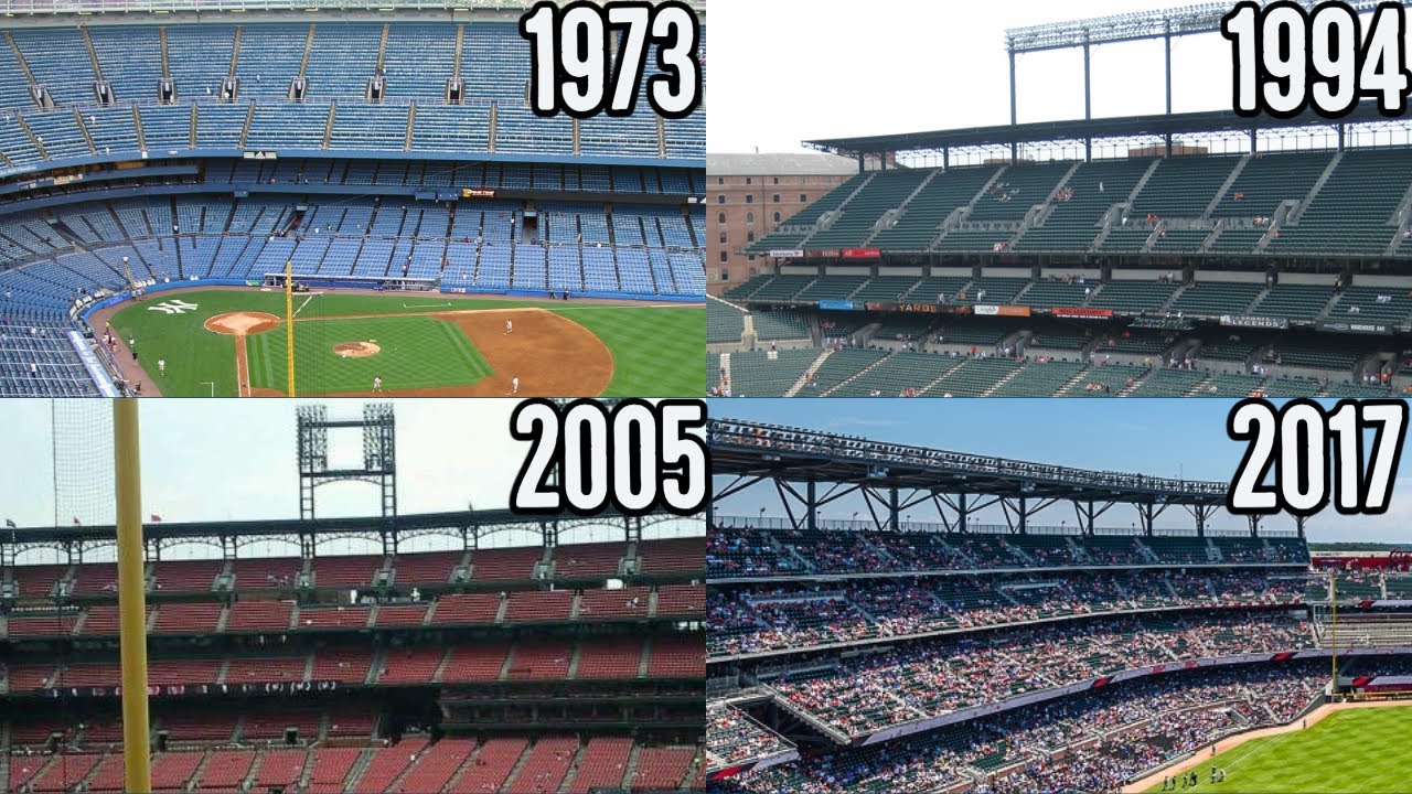 The Evolution of MLB Stadium Upper Decks - YouTube