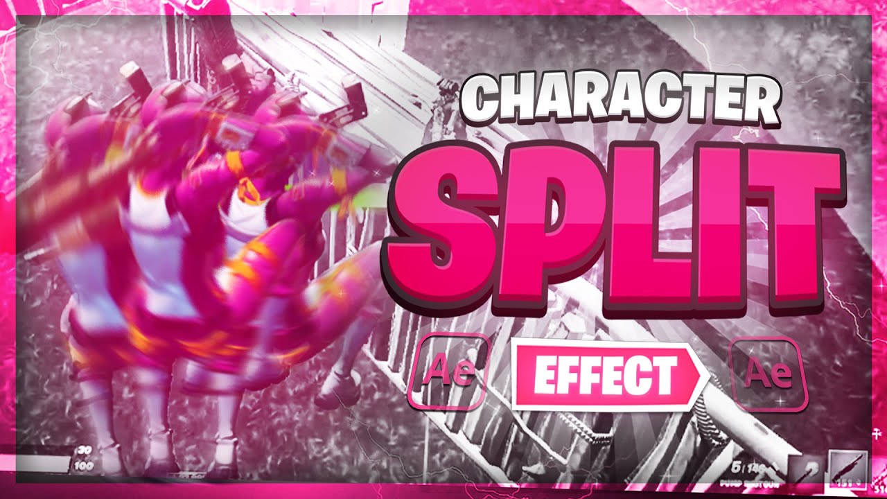 How To Make The BEST *CHARACTER SPLIT* Effect (Free Presets) (Buildup ...