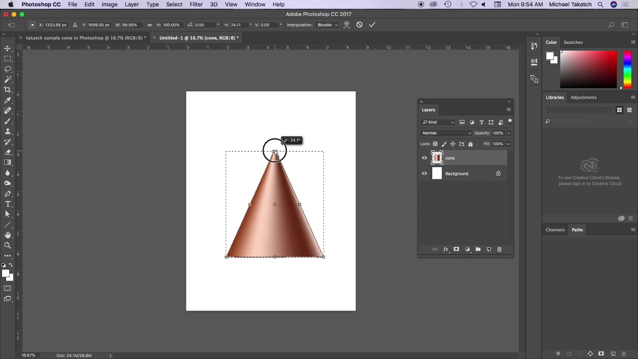 Make A Cone In Photoshop YouTube make-a-cone-in-photoshop-youtube