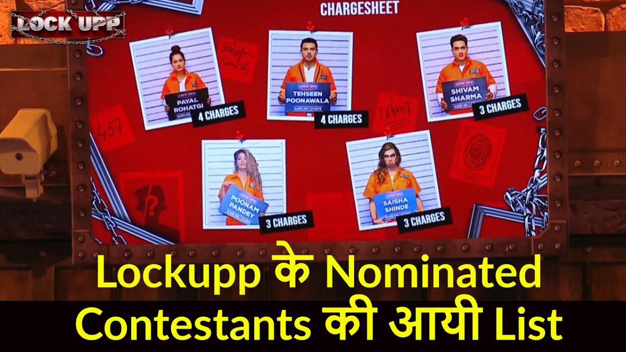 Lock upp voting percentage of the Nominated Contestants - YouTube