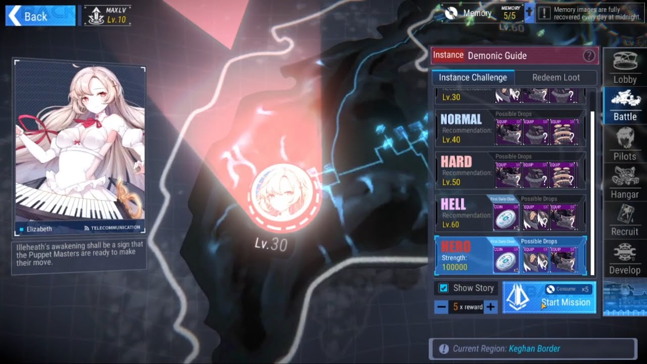 Final Gear - Demonic Guide - Elizabeth Personal Instance - YouTube