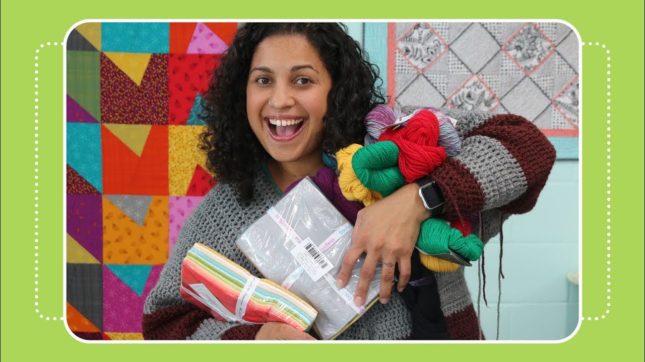 Crafty Gemini VLOG- Episode #5- Quilt Along, Crochet & Knitting and ...