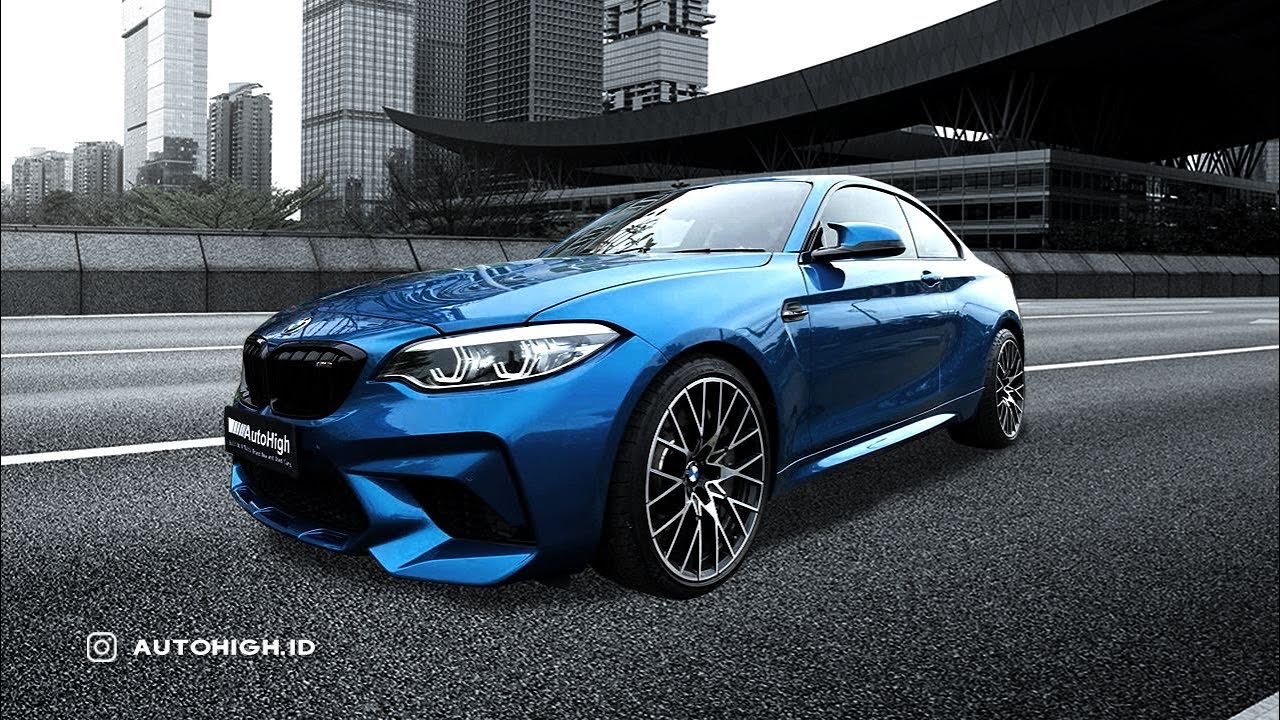 BMW M2 COMPETITION 2020 BLUE ON BLACK ATPM - YouTube