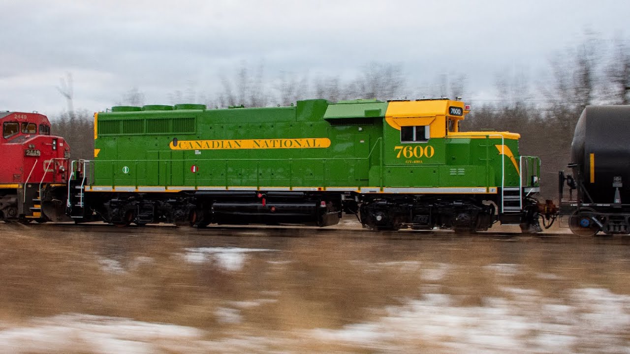 Railfanning Northern Minnesota Part 2 Feat. CN 7600 - YouTube