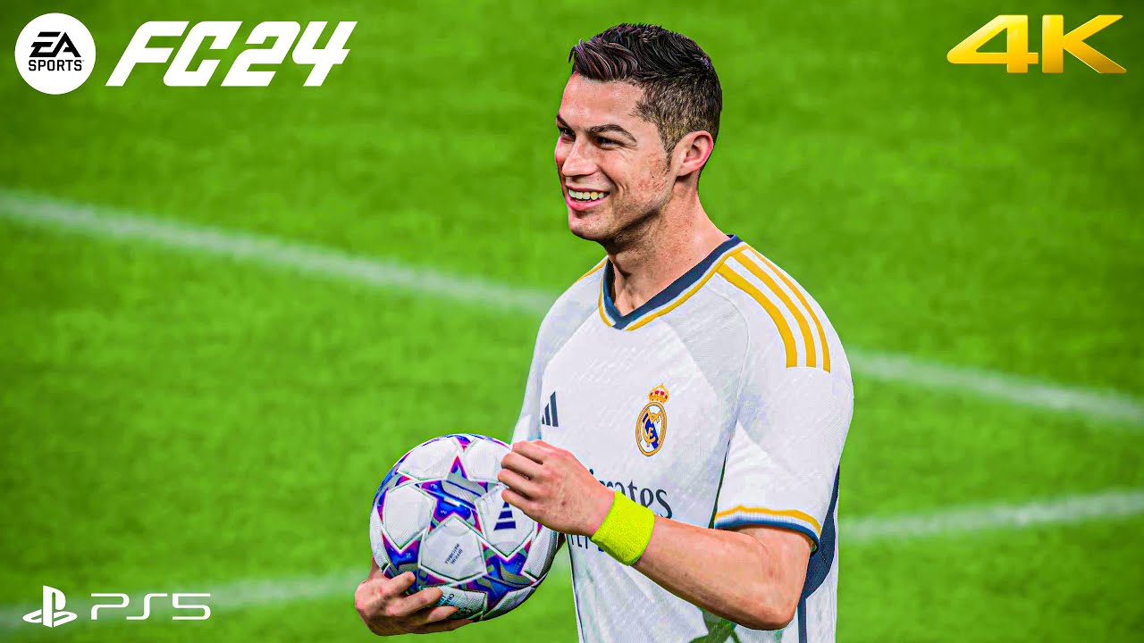 EA FC 24 - Barcelona vs Real Madrid Ft. Messi, Ronaldo, - UEFA ...