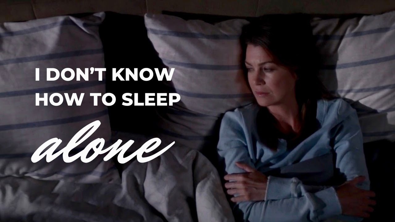 Meredith & Derek | “I don’t know how to sleep alone” - YouTube