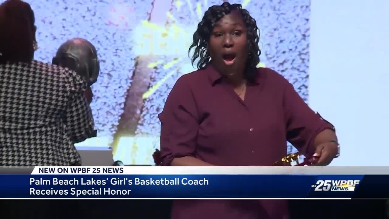 'A great feeling': Palm Beach Lakes girls basketball coach honored for ...