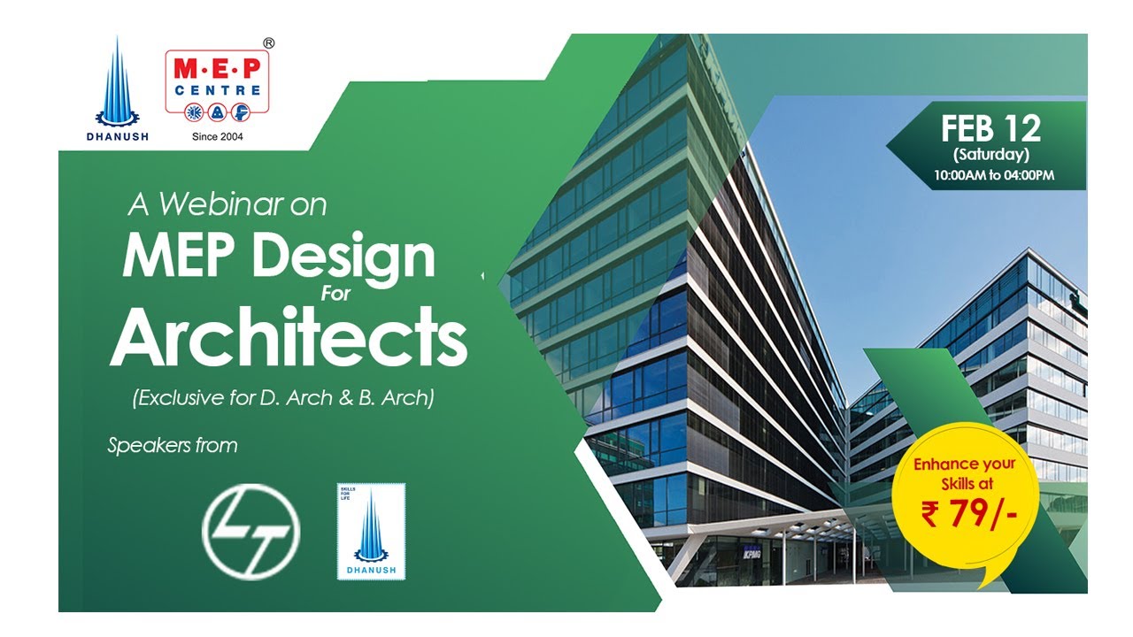 A Webinar on MEP DESIGN For Architects - YouTube