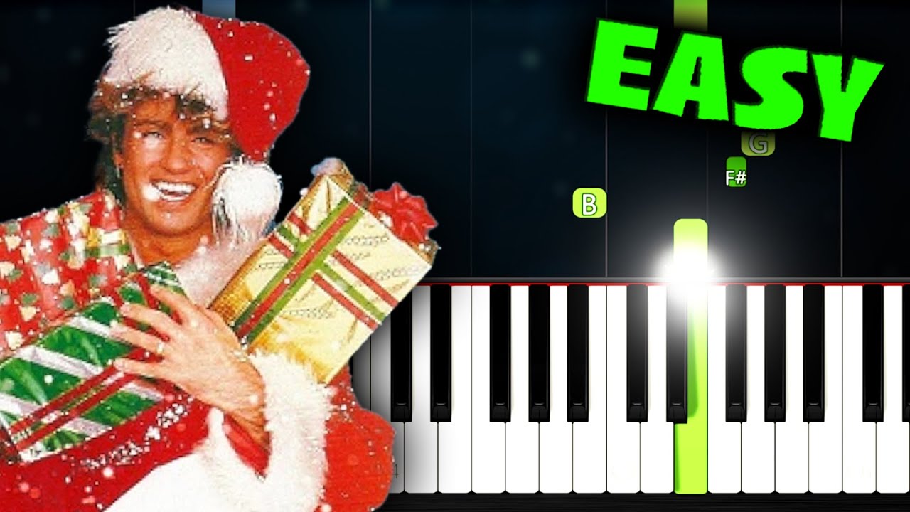 Wham! - Last Christmas - EASY Piano Tutorial - YouTube