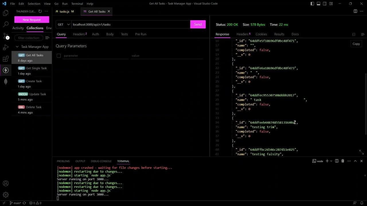 Build a Task Manager App with Node.js and Express - Part 5 - YouTube