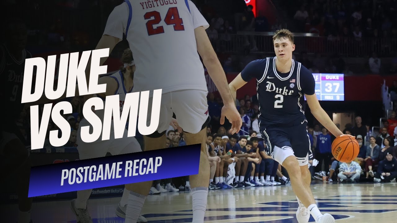 Duke Dominates SMU in Dallas Behind Cooper Flagg’s 24 Point Stellar ...