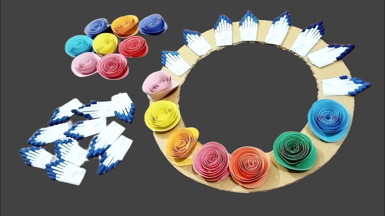 Best Out Of Waste Earbuds/Earbuds Wall Hanging /Wall Decoration Ideas ...