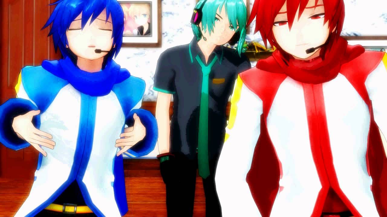 Everybody - Mikuo, Akaito, Kaito MMD - YouTube