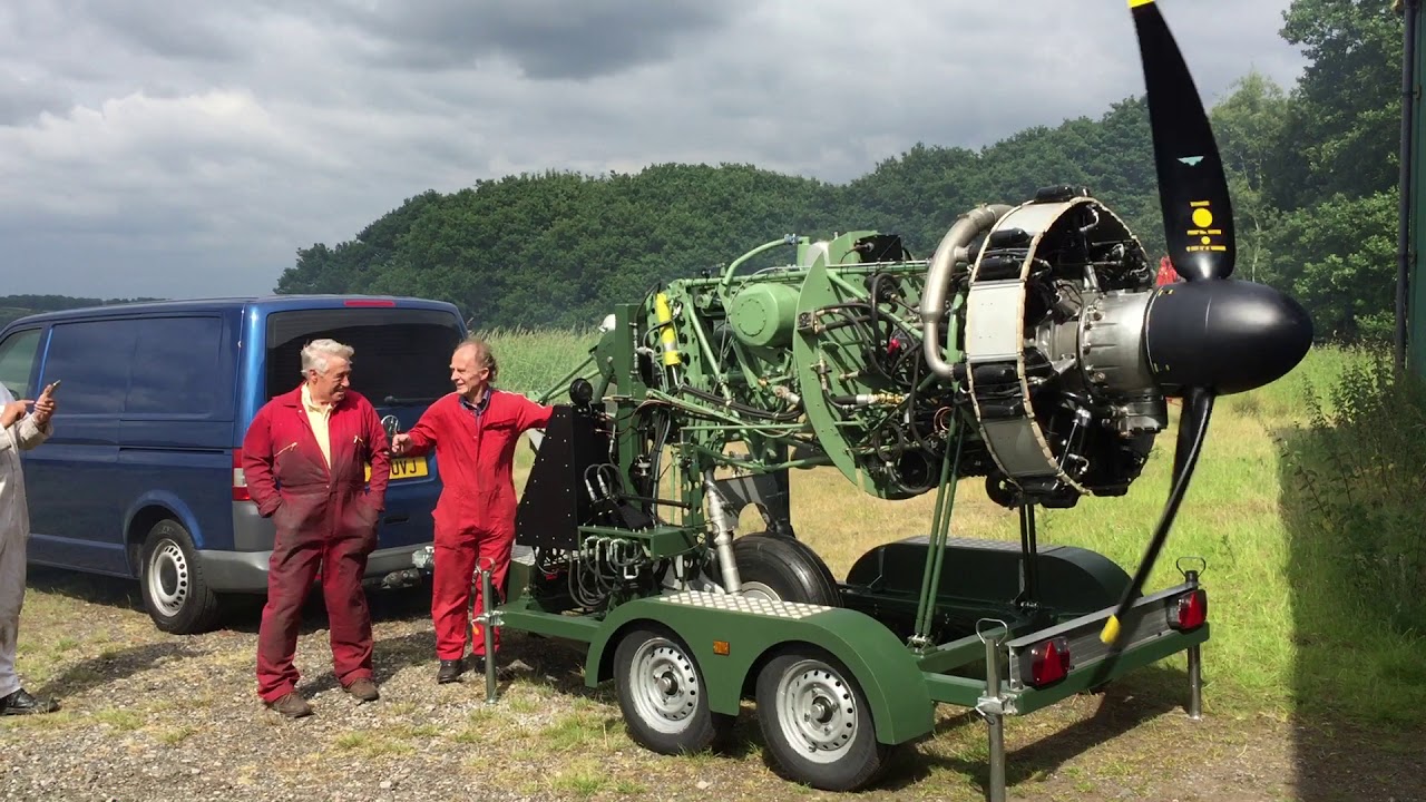 Avro Anson C19 - G-AGPG restored port engine first run - part 1 June ...
