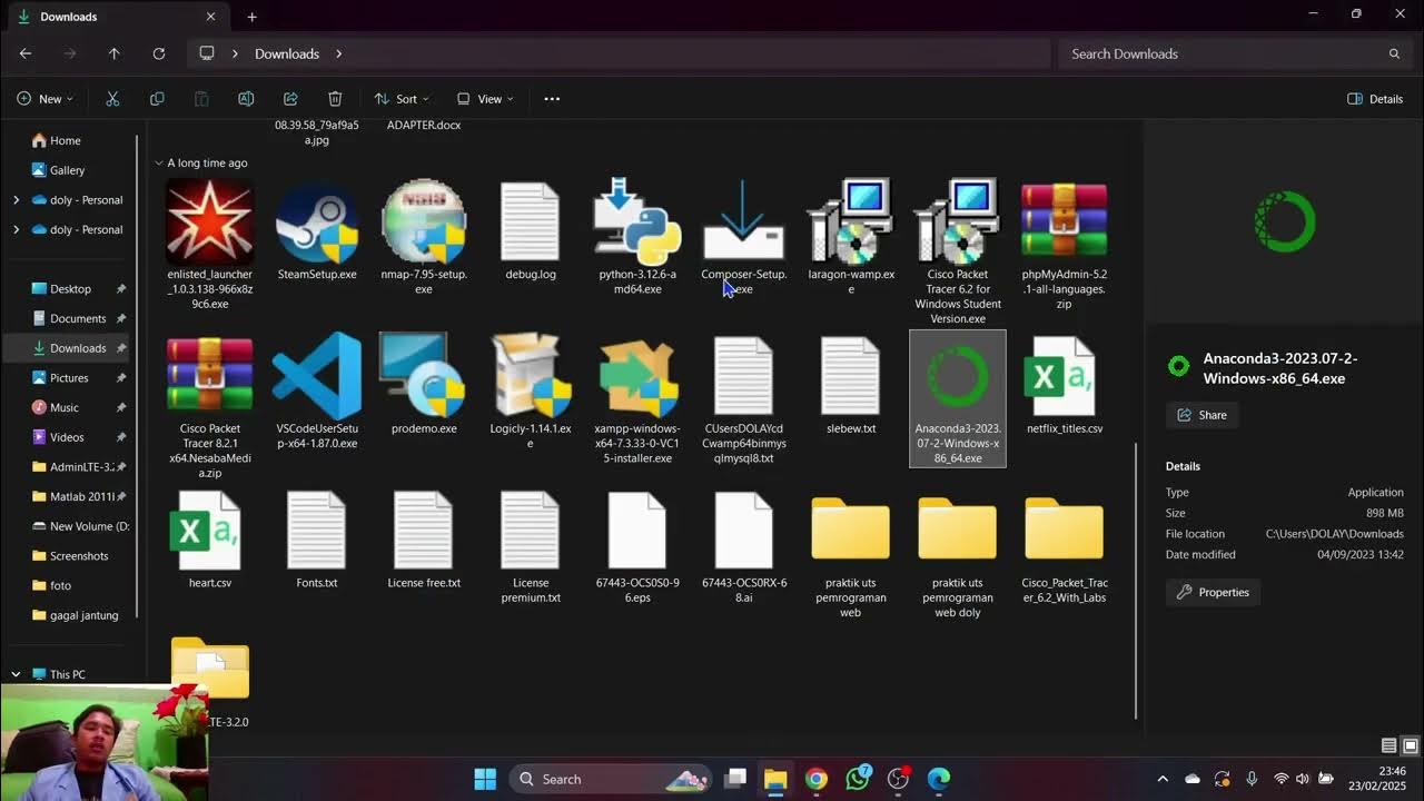 cara instalasi anaconda, python dan library yang dibutuhkan untuk Data ...