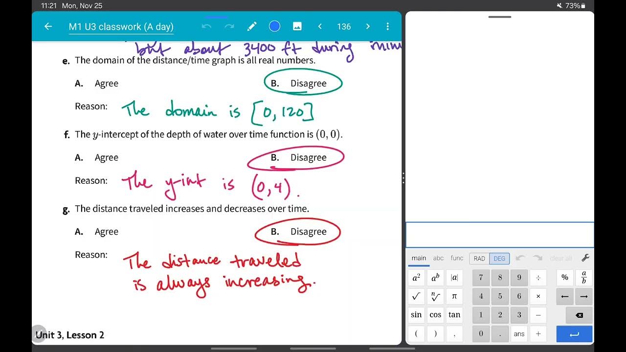 Open Up HS Math I Unit 3 Lesson 2 Question 3i - YouTube