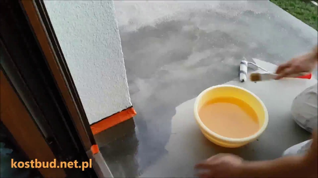 Żywica Balkon Epoksyd Poliuretan Piasek Kwarcowy - YouTube