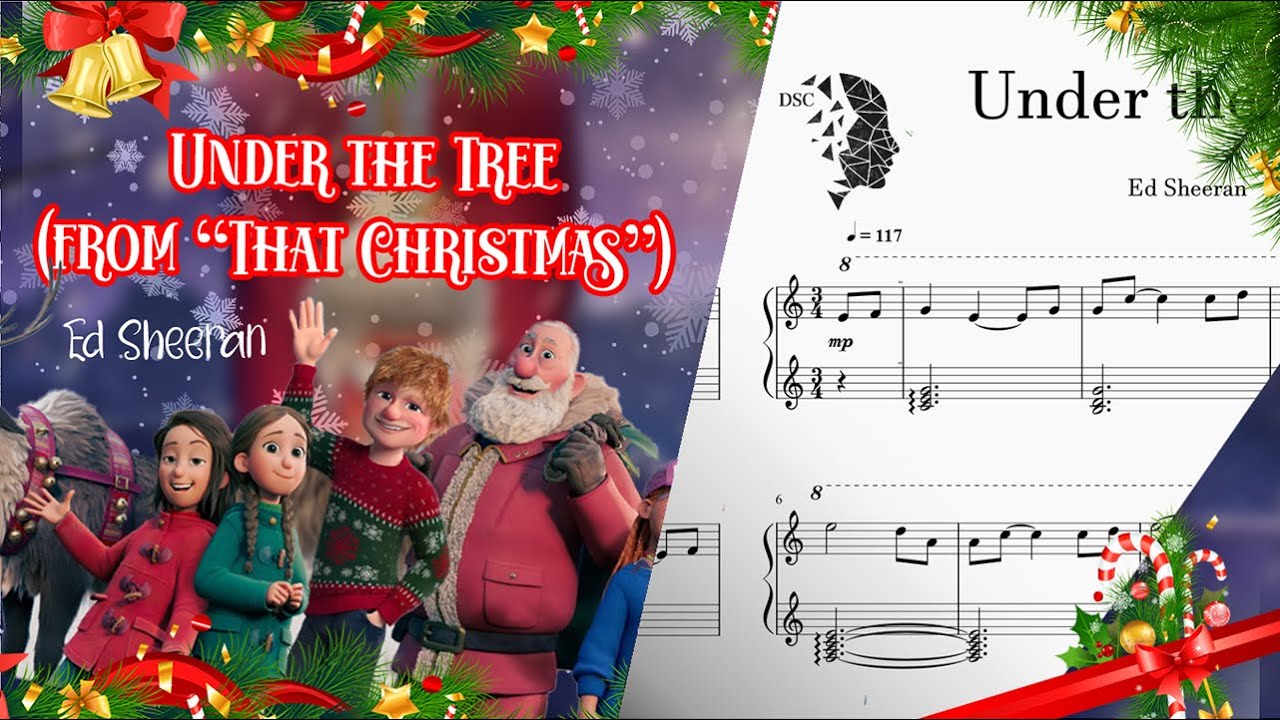 Under the Tree (from “That Christmas”) - Ed Sheeran | Piano Cover - YouTube