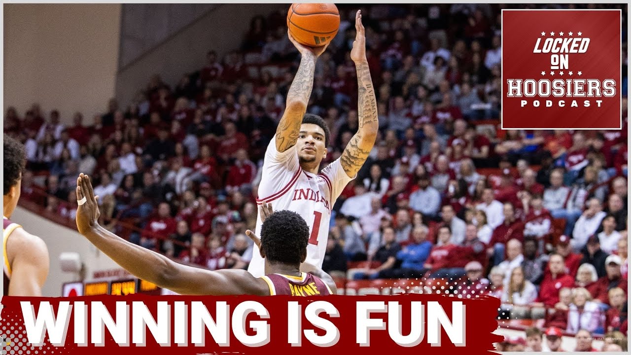 Winning Is Fun | Indiana Basketball defeats Minnesota 74-62 - YouTube