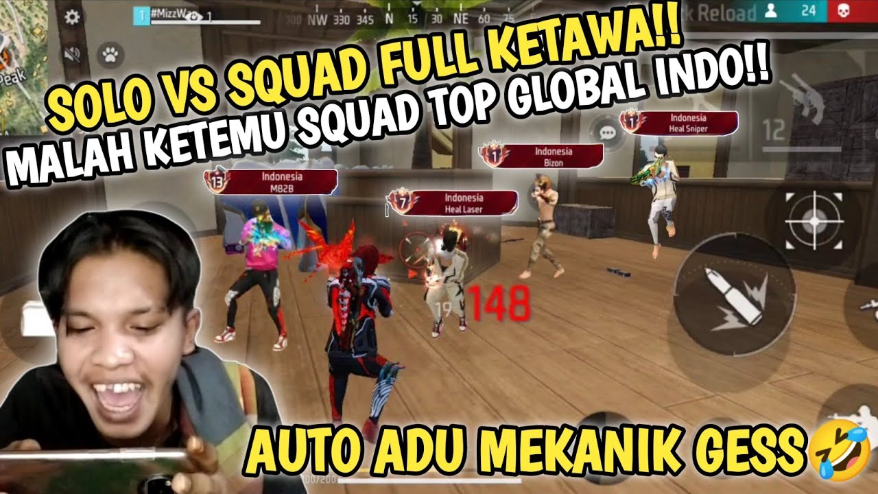 AMBOE KETEMU FULL SQUAD TOP GLOBAL SENJATA INDONESIA!! AUTO ADU MEKANIK ...