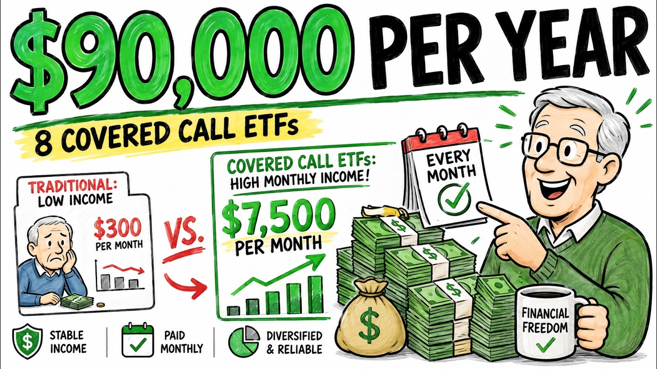 Top 8 Covered Call ETFs for Monthly Retirement Income (2026) - YouTube
