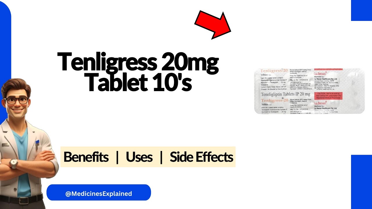 Tenligress 20mg Tablet Uses | Side Effects & Dosage - YouTube