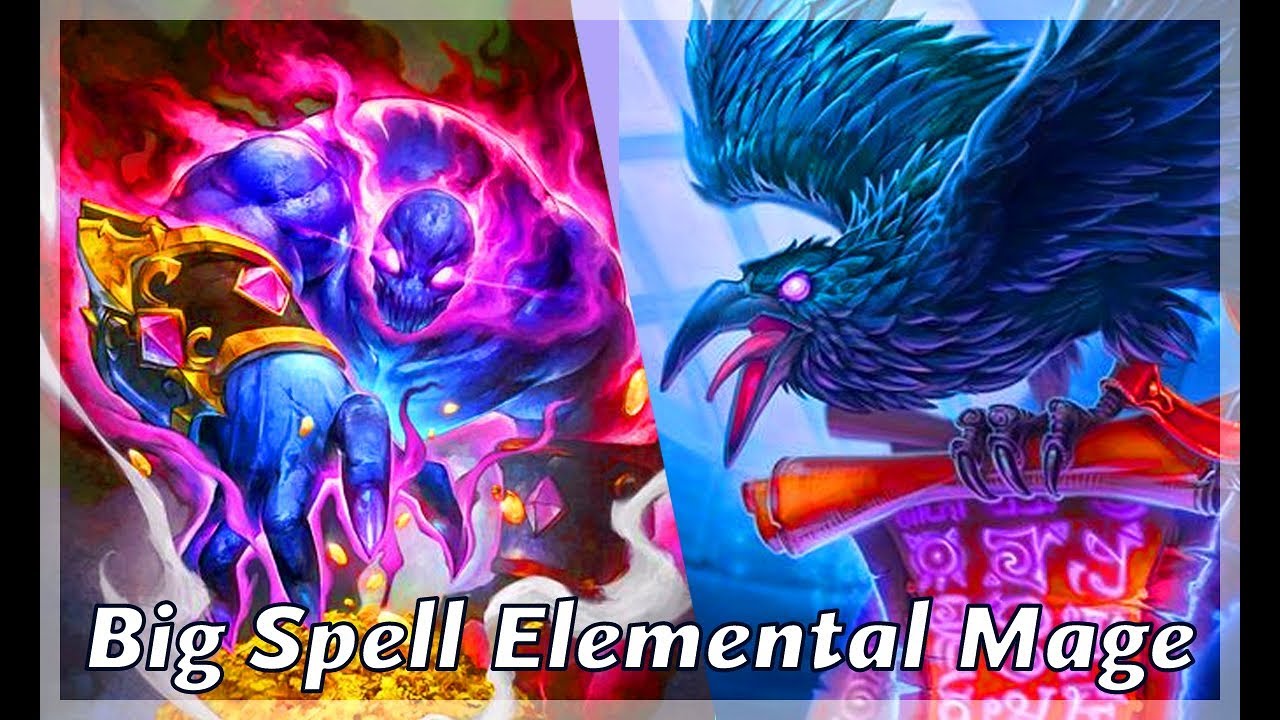 Hearthstone: Big Spell Elemental Mage (New Deck) - YouTube
