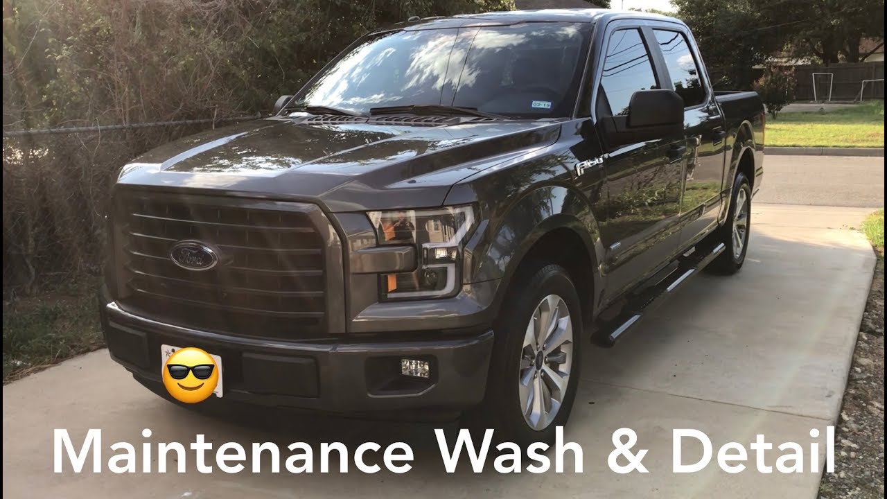 Maintenance Wash & Detail on my 2017 Ford F-150 - YouTube