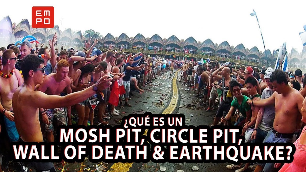 ¿QUÉ ES UN MOSH PIT, CIRCLE PIT, WALL OF DEATH & EARTHQUAKE? - YouTube