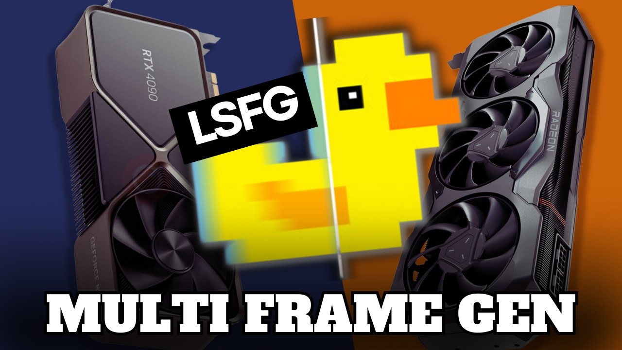 O MULTI FRAME GENERATION de R$17,00! Lossless Scaling com DUAS GPUS ...