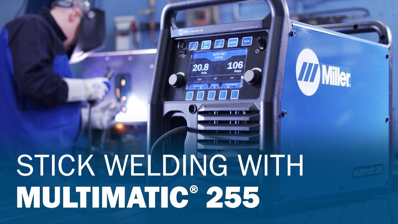 Stick Welding With Multimatic 255 - YouTube