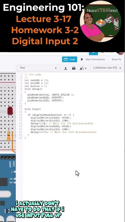 Engineering 101 Lecture 3-17 - Programming Digital Inputs #Engineering101 #DrBarlow #DrBerry ...