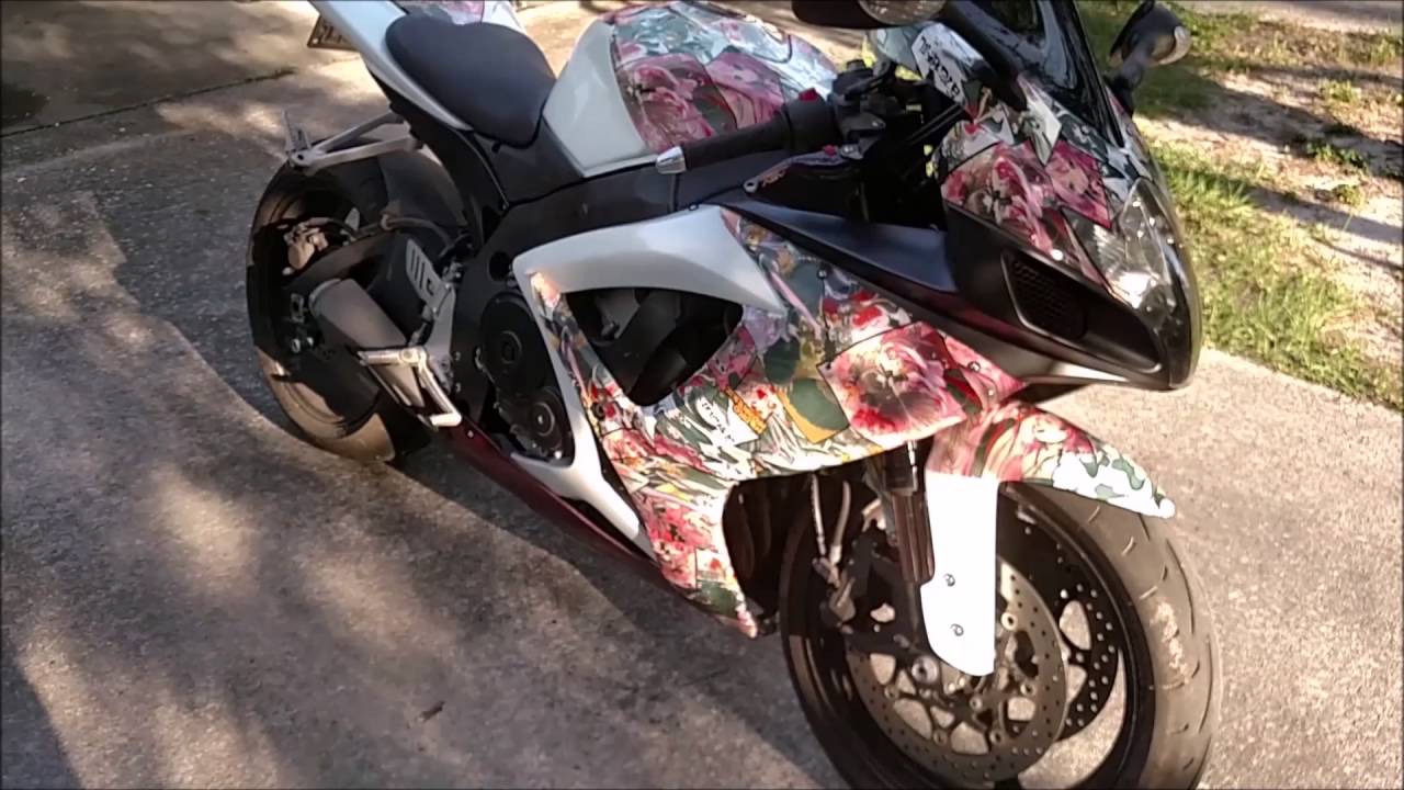 GSXR in Anime girls Hydrographic film - YouTube