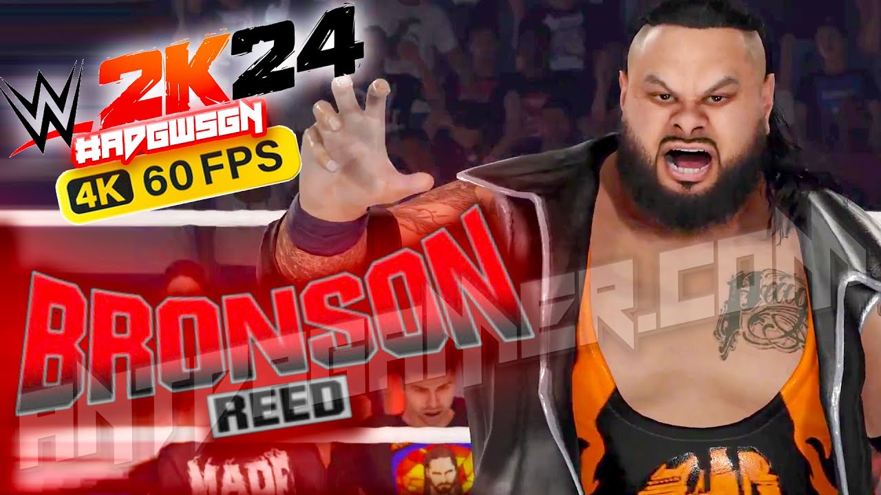 WWE 2K24 *4K60FPS *BIG*BRONSON REED* Official Entrance *FIRST LOOK ...