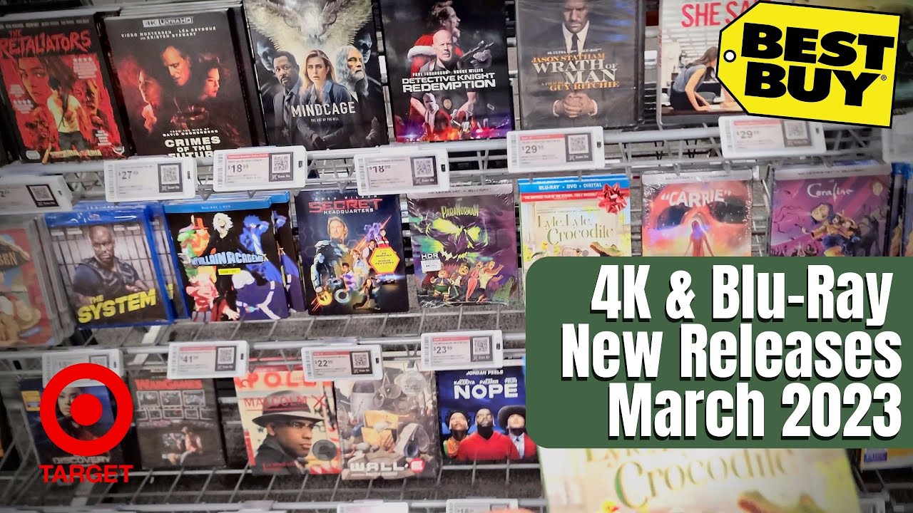 4K & Blu-Ray New Releases at Best Buy & Target (March 2023) - YouTube