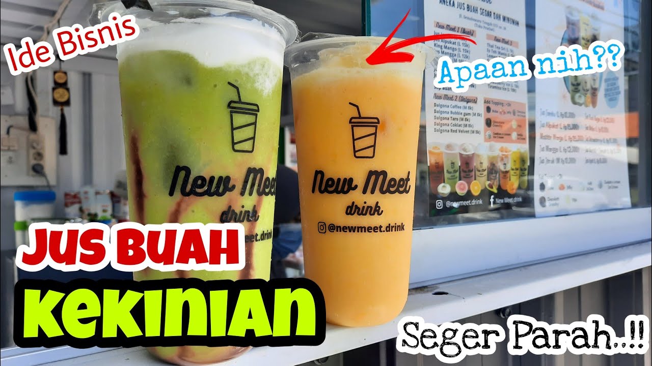Jus Buah Kekinian Pake Topping Spesial Baru 1 Bulan Jualan Peluang