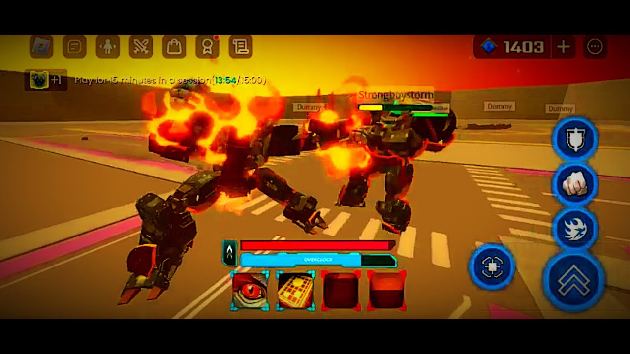 Roblox Mech showdown - YouTube