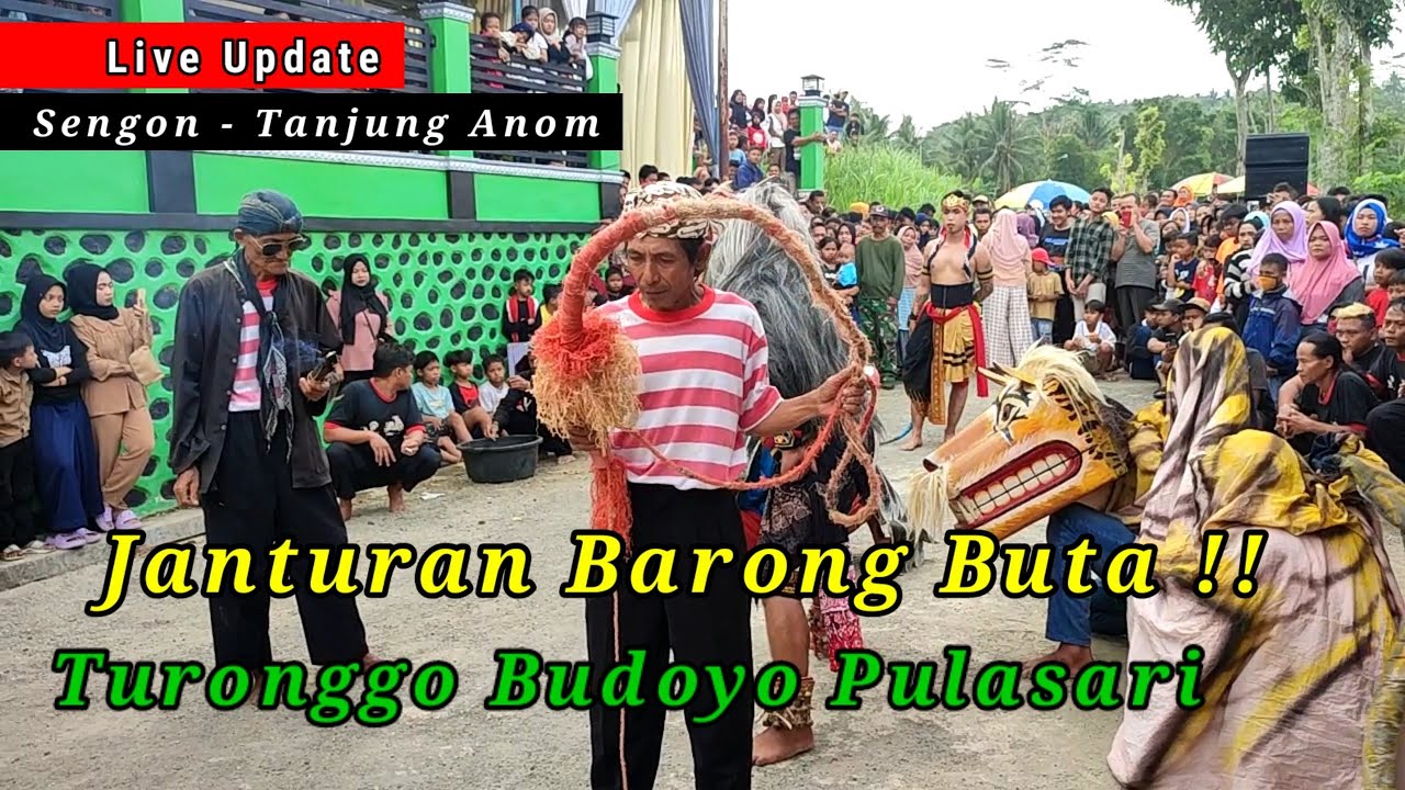 turonggo budoyo pulasari janturan barong buta manuk topengan - YouTube