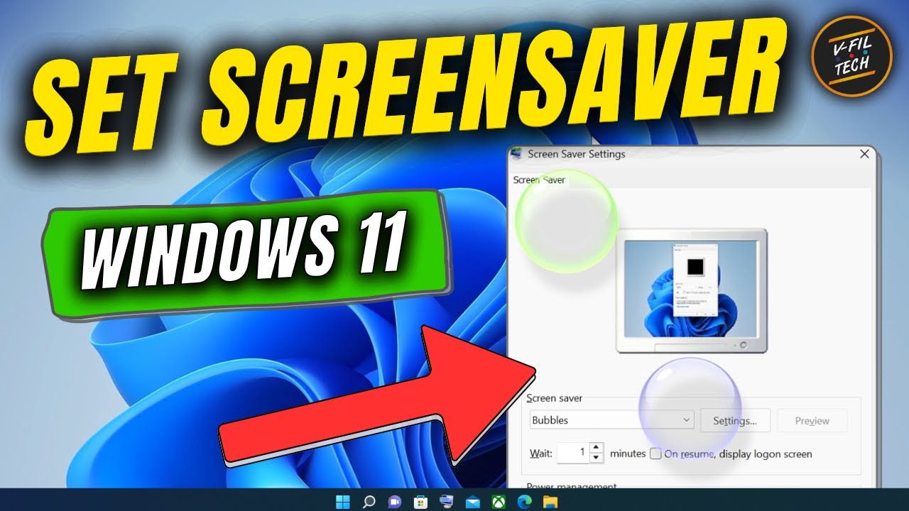 How to Set Screensaver in Windows 11 - PC & Laptop - YouTube