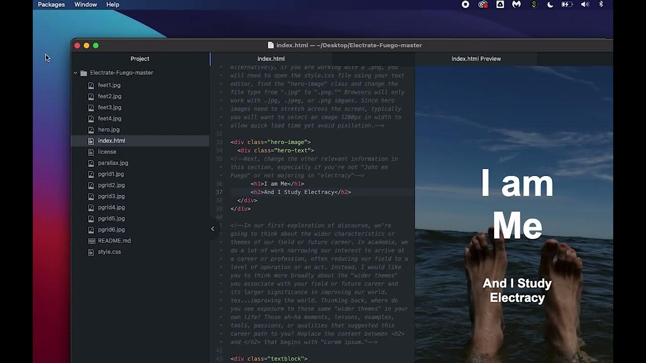 Electrate Fuego Coding Tutorial (Atom Code Editor) - YouTube